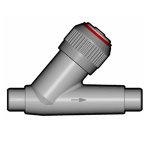Backventil VR, PVCU/EPDM, d32 Utv.lim (VRDV032E) | Aqua-Line - Aqua ...